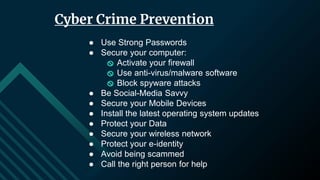 Computer Crime | PPTX