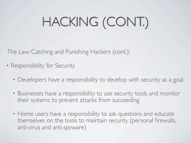 Computer crime hacking | PPT