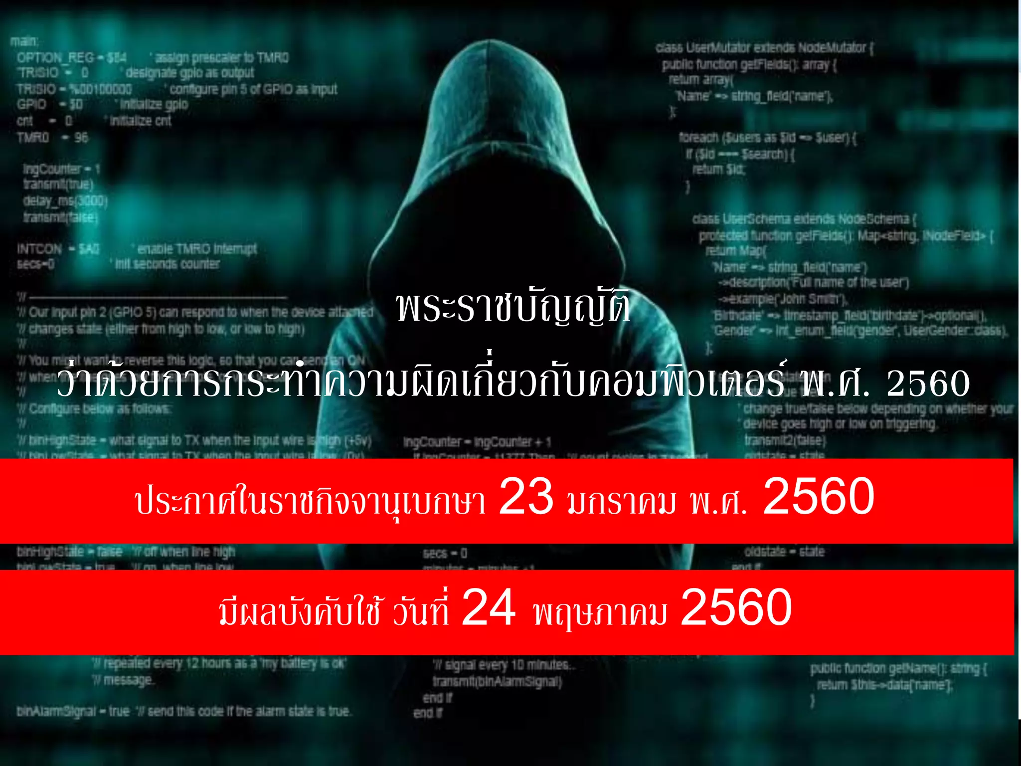 Computer crimes act in digital era rmutp 18_sep2018_dr.arnut | PDF