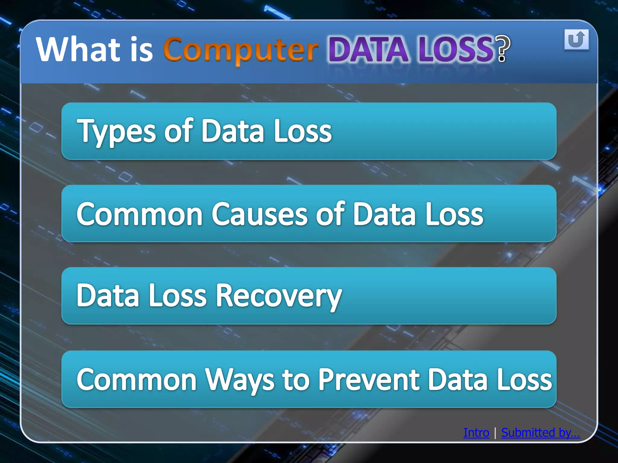Computer data loss nikki show | PPT