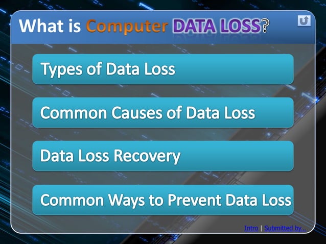Computer data loss nikki show | PPT
