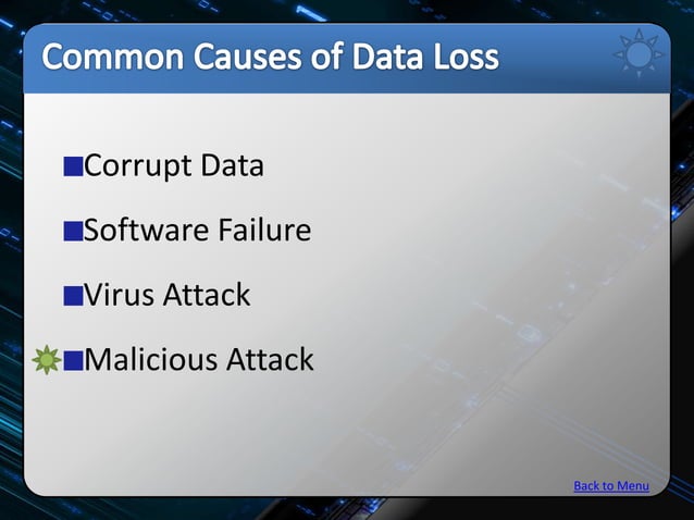 Computer data loss nikki show | PPT