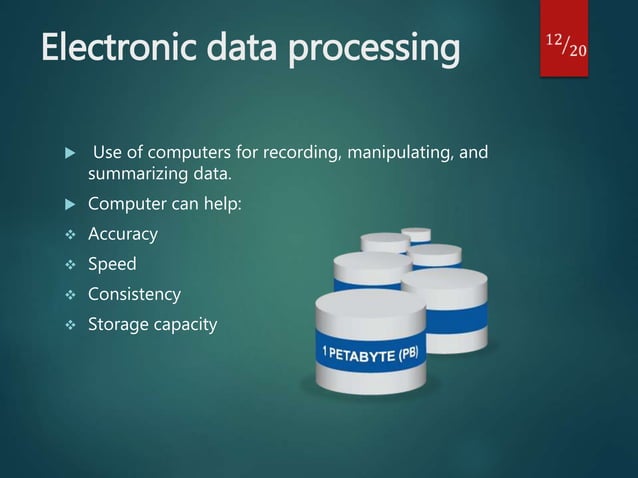 Computer data processing | PPTX | Databases | Computer Software and Applications