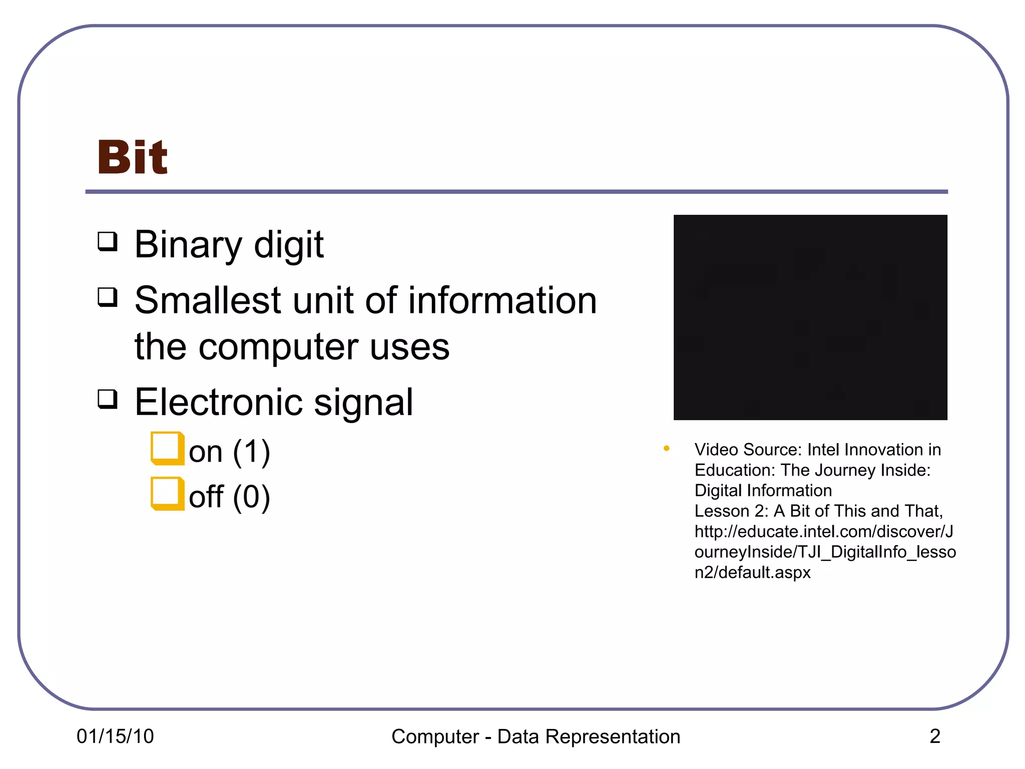 Computer Data Representation | Ppt