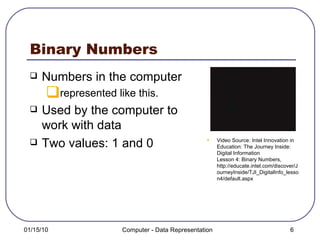 Computer Data Representation | PPT