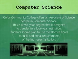 Computer Degrees | PPT