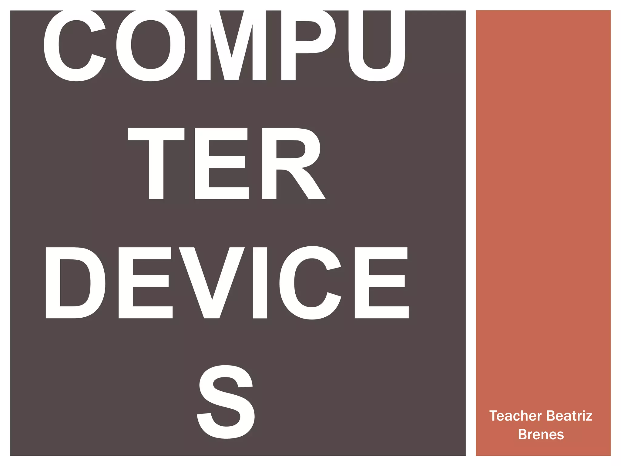 Computer Devices | PPT