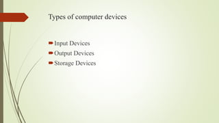 Computer devices | PPTX