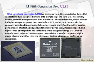 computer Development PPT created by Pooja Khamkar | PPTX | Computing ...