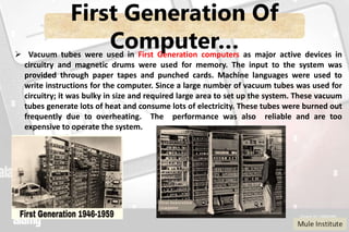 computer Development PPT created by Pooja Khamkar | PPTX | Computing ...