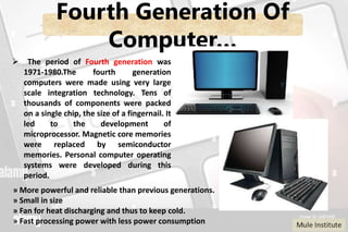 computer Development PPT created by Pooja Khamkar | PPTX | Computing | Technology & Computing