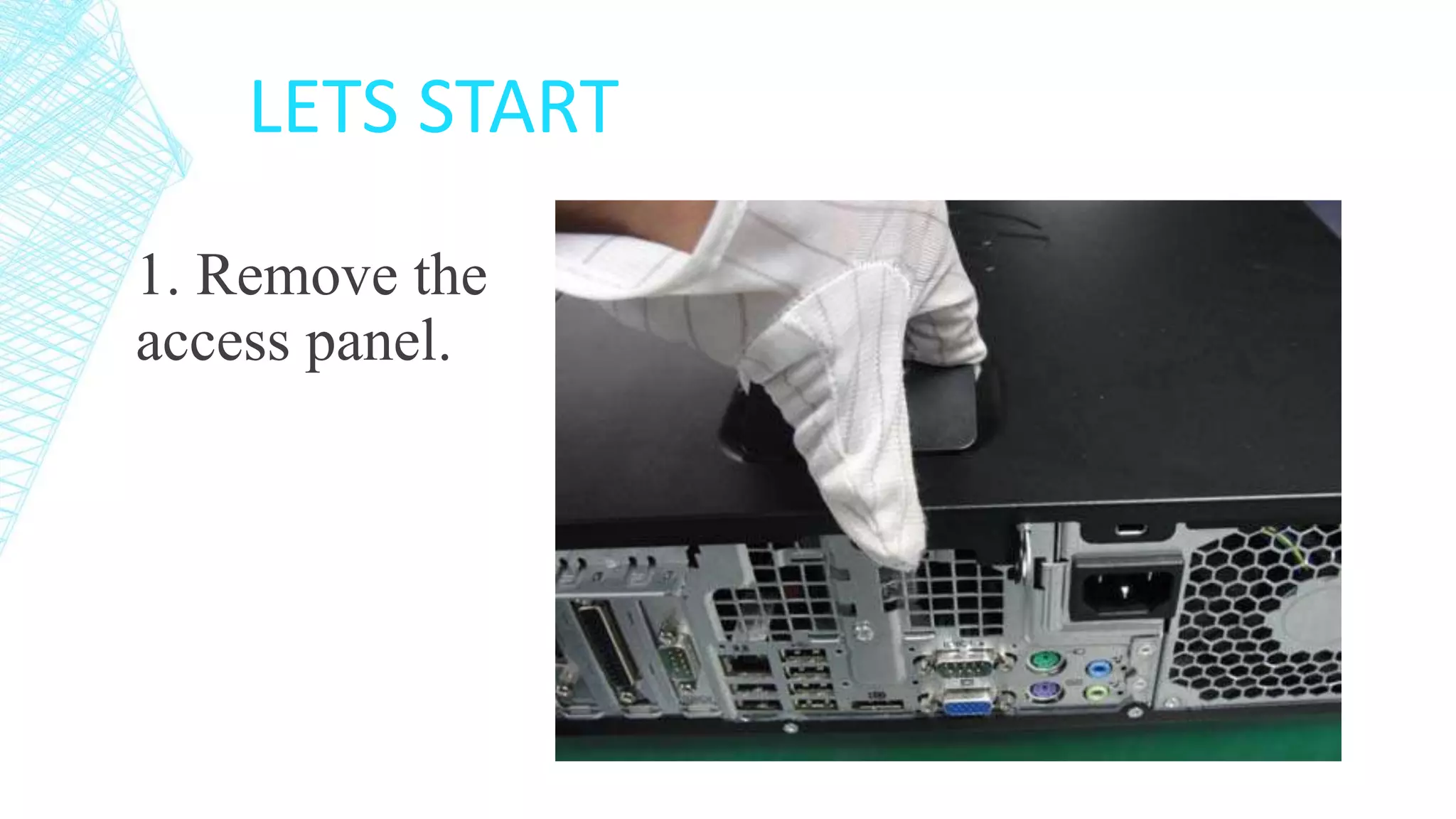 Computer dis assembly HP PRO 6300 | PPTX