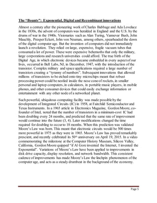 Economic Impact of Digital Revolution_JM_073015 | DOCX | Computing ...