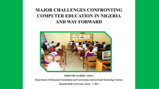 Computer education in nigeria | PPTX