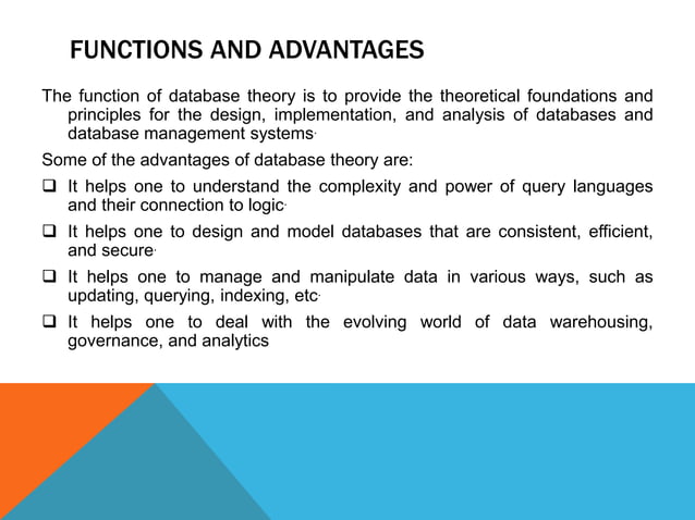 Computer Educational Theories Technology .pptx | Databases | Computer Software and Applications