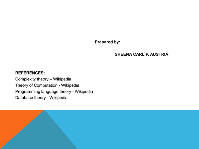 Computer Educational Theories Technology .pptx | Databases | Computer Software and Applications