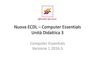 Computer Essentials n.3 - Edizione 2020 | PPTX