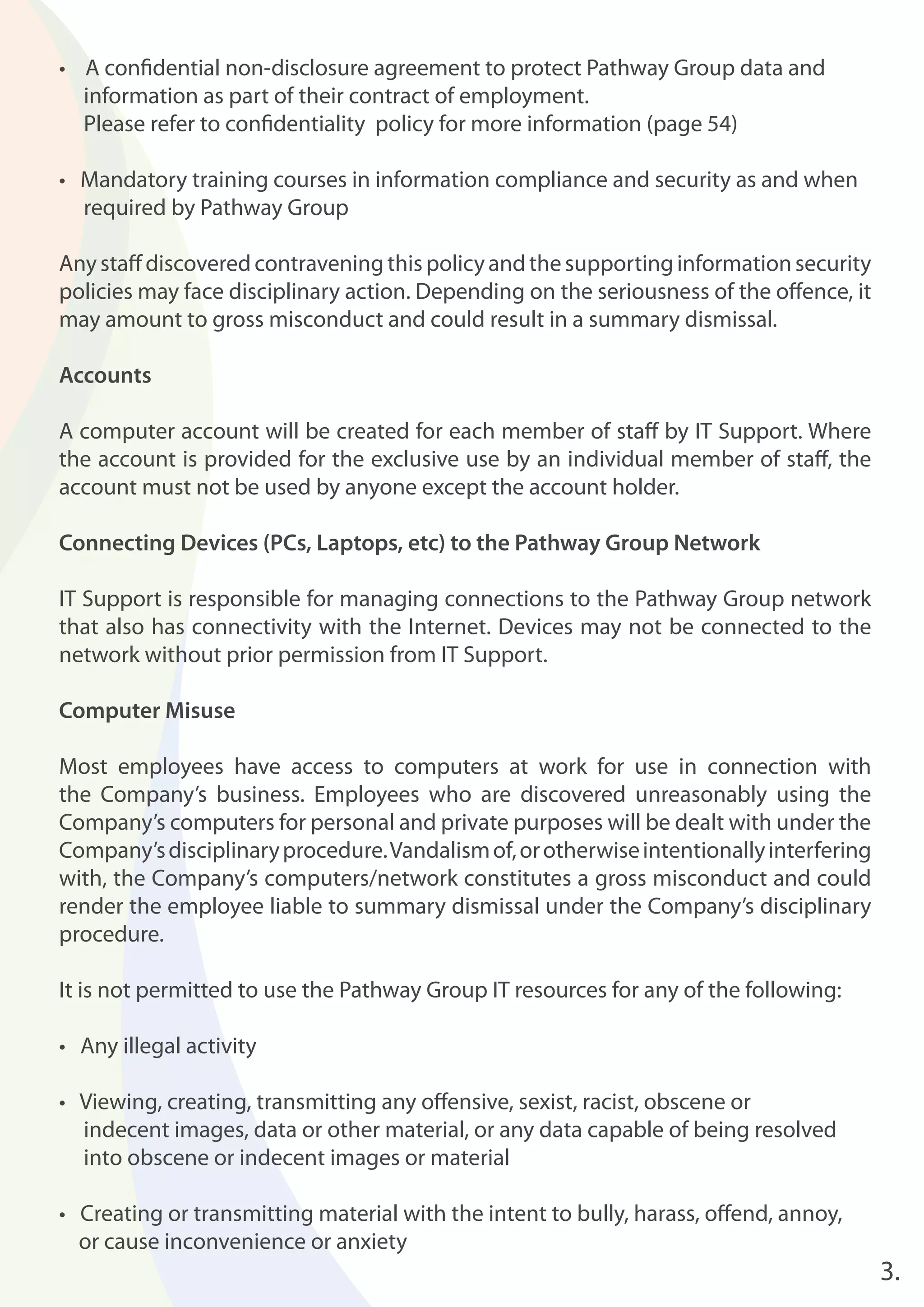 Computer, E-mail and Internet Usage Policy and Procedure | PDF