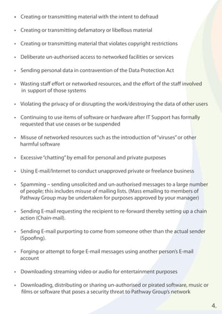 Computer, E-mail and Internet Usage Policy and Procedure | PDF