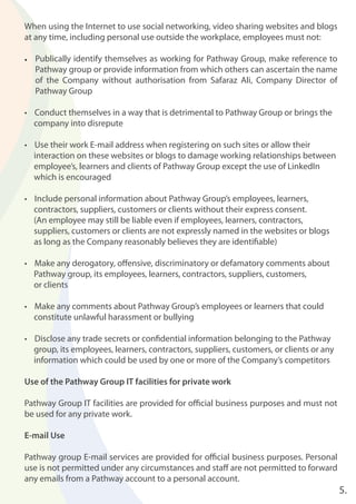 Computer, E-mail and Internet Usage Policy and Procedure | PDF