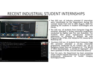 Computer Engg Department important aspects | PPTX