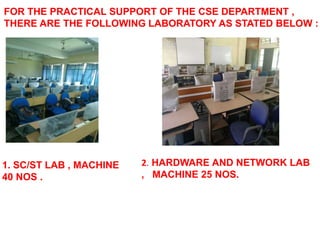 Computer Engg Department important aspects | PPT