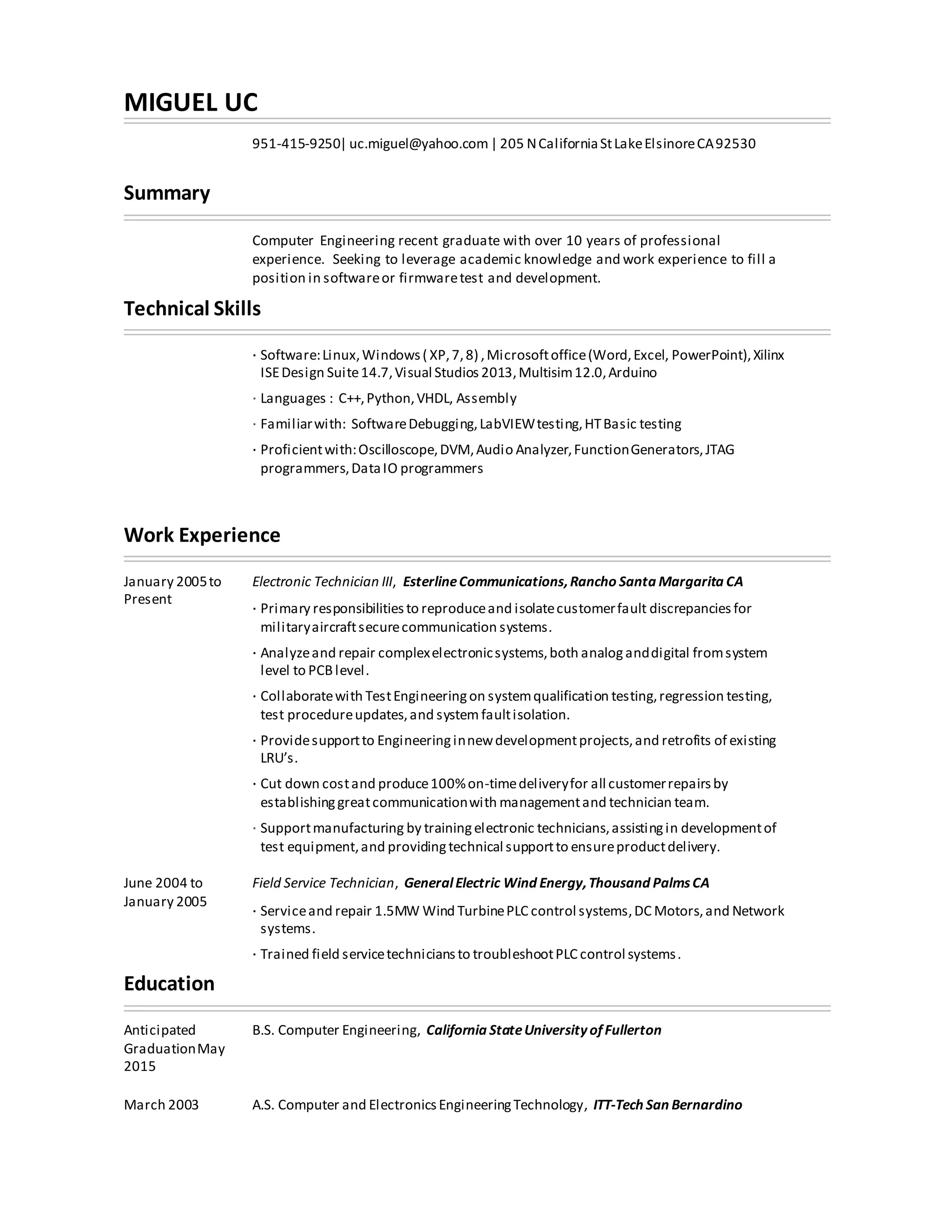 Computer engineer | DOCX