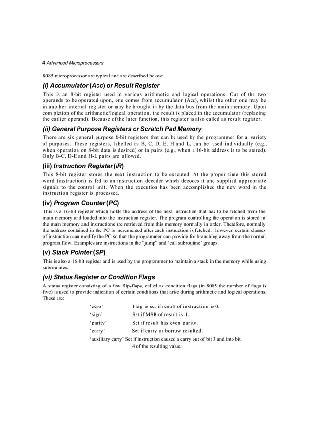 Computer engineering - overview of microprocessors | PDF