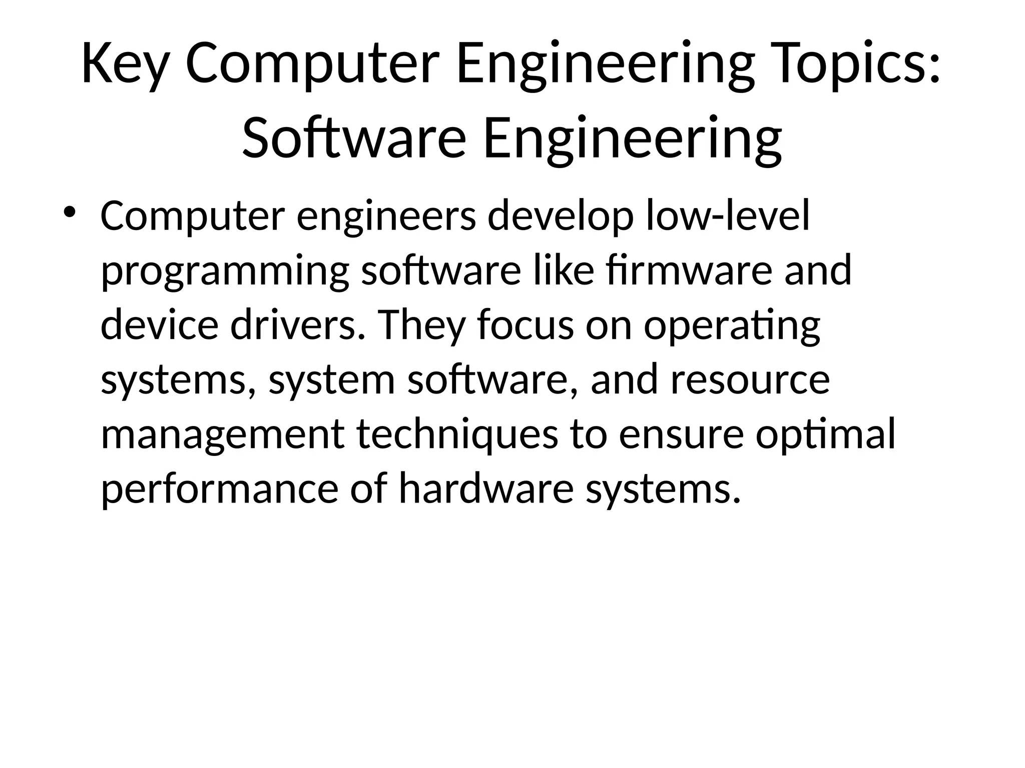 Computer_Engineering_Basics_Presentation (1).pptx | Technology Industry ...