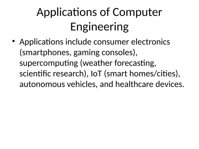Computer_Engineering_Basics_Presentation (1).pptx | Technology Industry ...