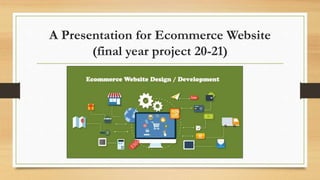 online shopping website project PPT | PPTX