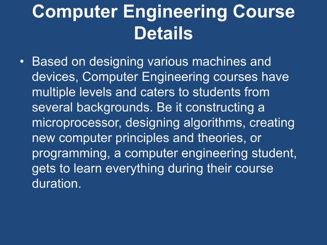 Computer engineering course mitaoe | PPT