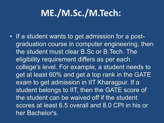 Computer engineering course mitaoe | PPT