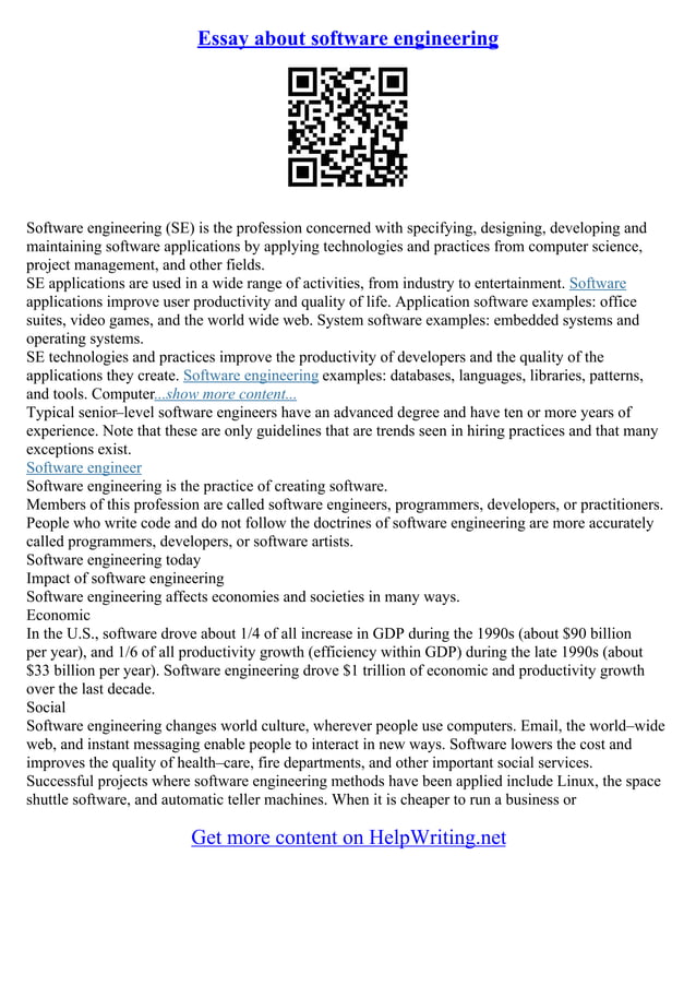 Computer Engineering Essay | PDF | Technology Industry | Industries