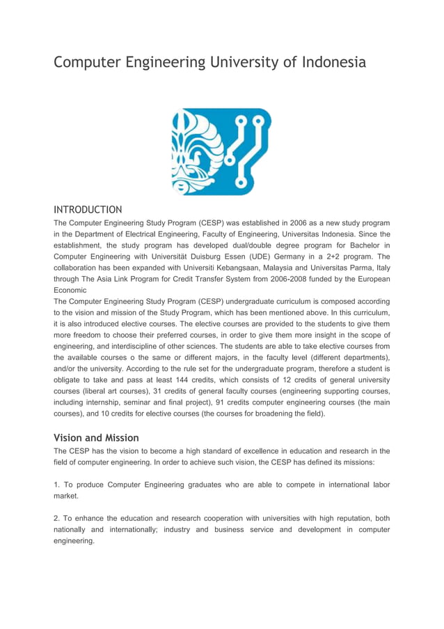 Computer engineering university | DOCX