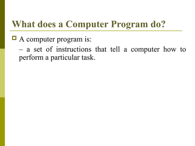 Software Engineering : Computer basics - Introduction to computer | PPT