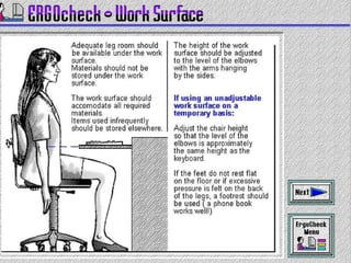 Computer ergonometrics | PPT