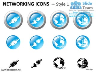 Computer ethernet networking icons design 1 powerpoint presentation ...