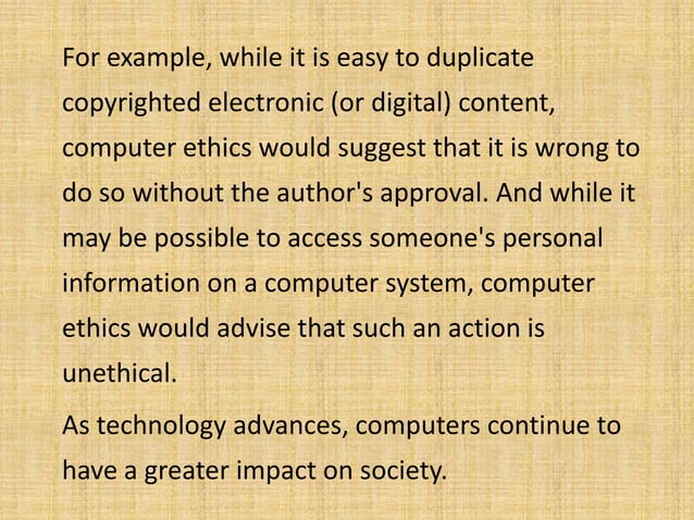 Computer ethics | PPT