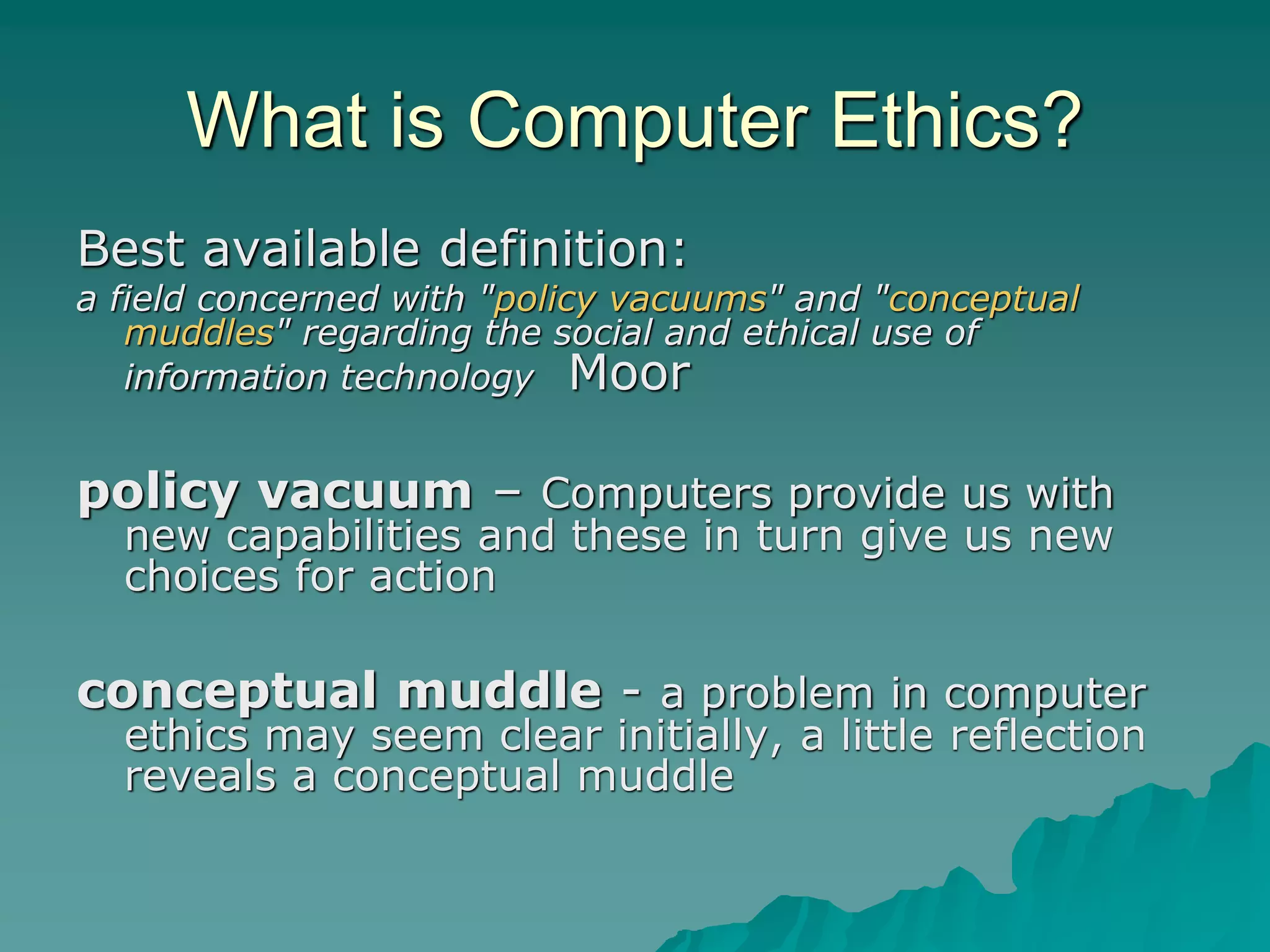 Computer ethics | PDF