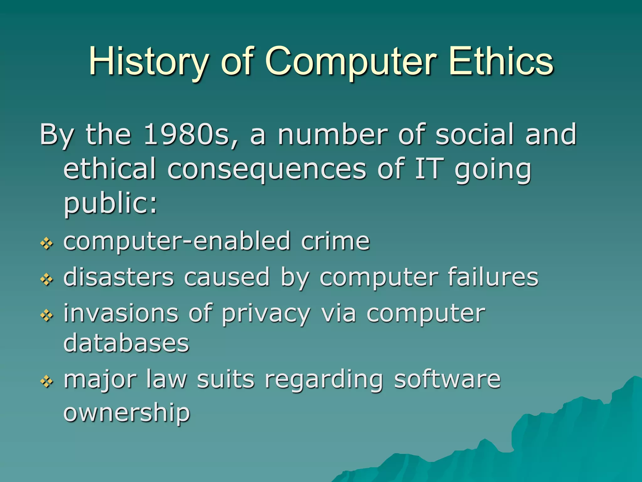 Computer ethics | PDF