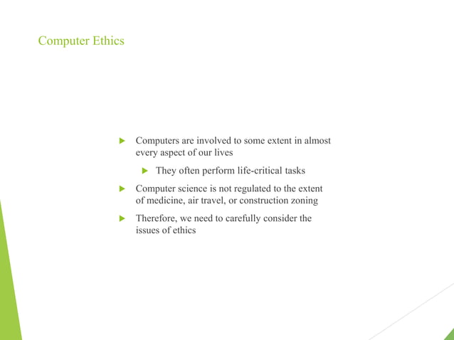 Computer ethics cyber security and technology of it | PPT