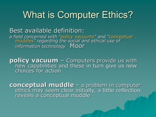 Introduction to modern computerethics.ppt