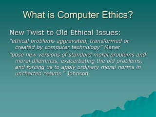 Introduction to modern computerethics.ppt