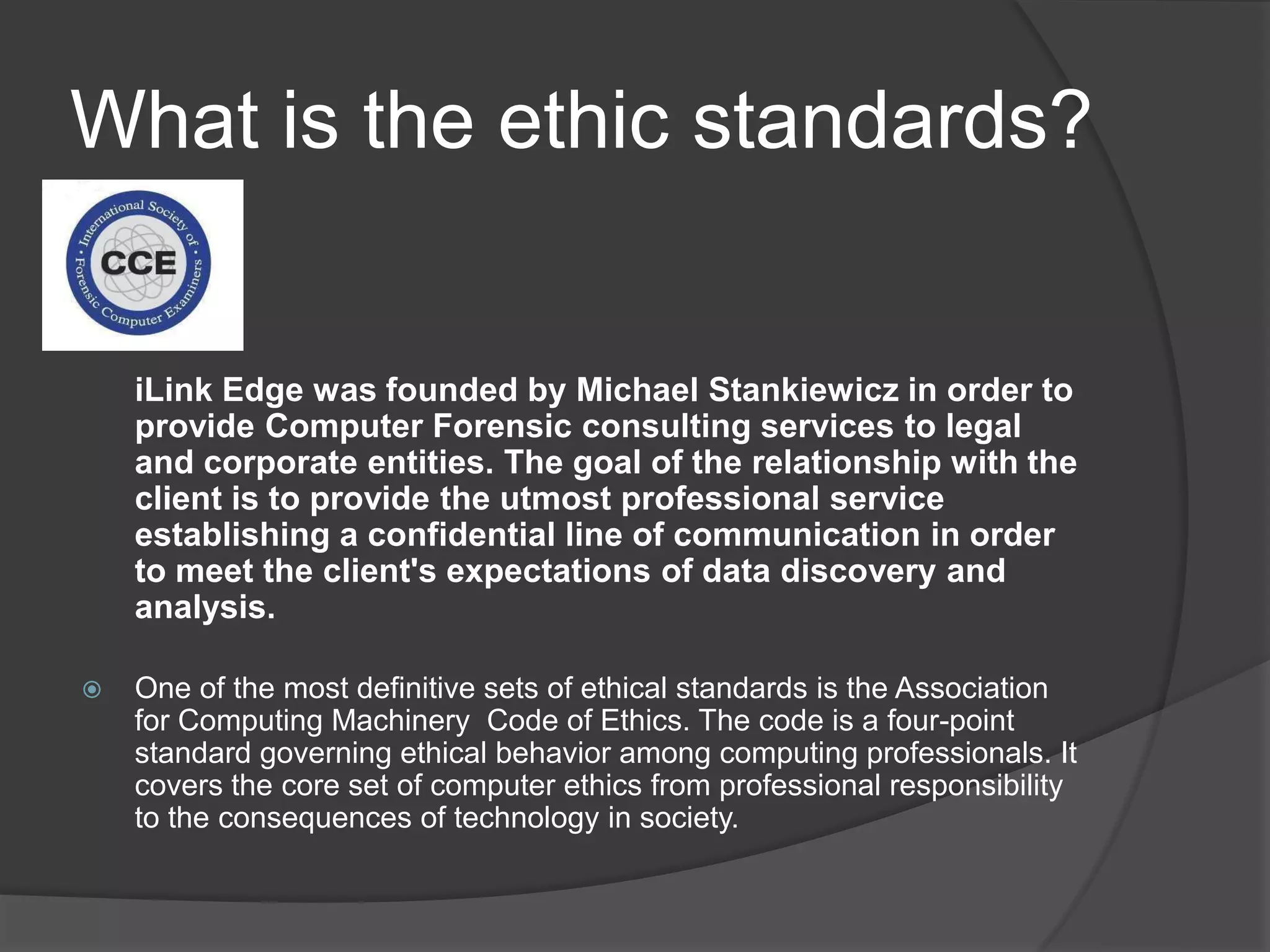 Computer Ethics Final Work | PPTX