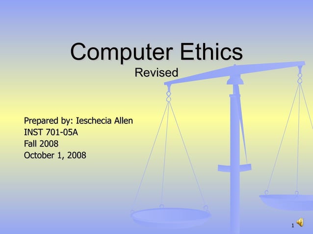 Computer Ethics | PPT | Desktop Publishing | Computer Software and ...