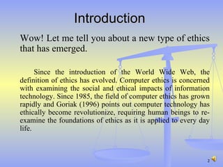 Computer Ethics | PPT