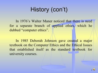 Computer Ethics | PPT