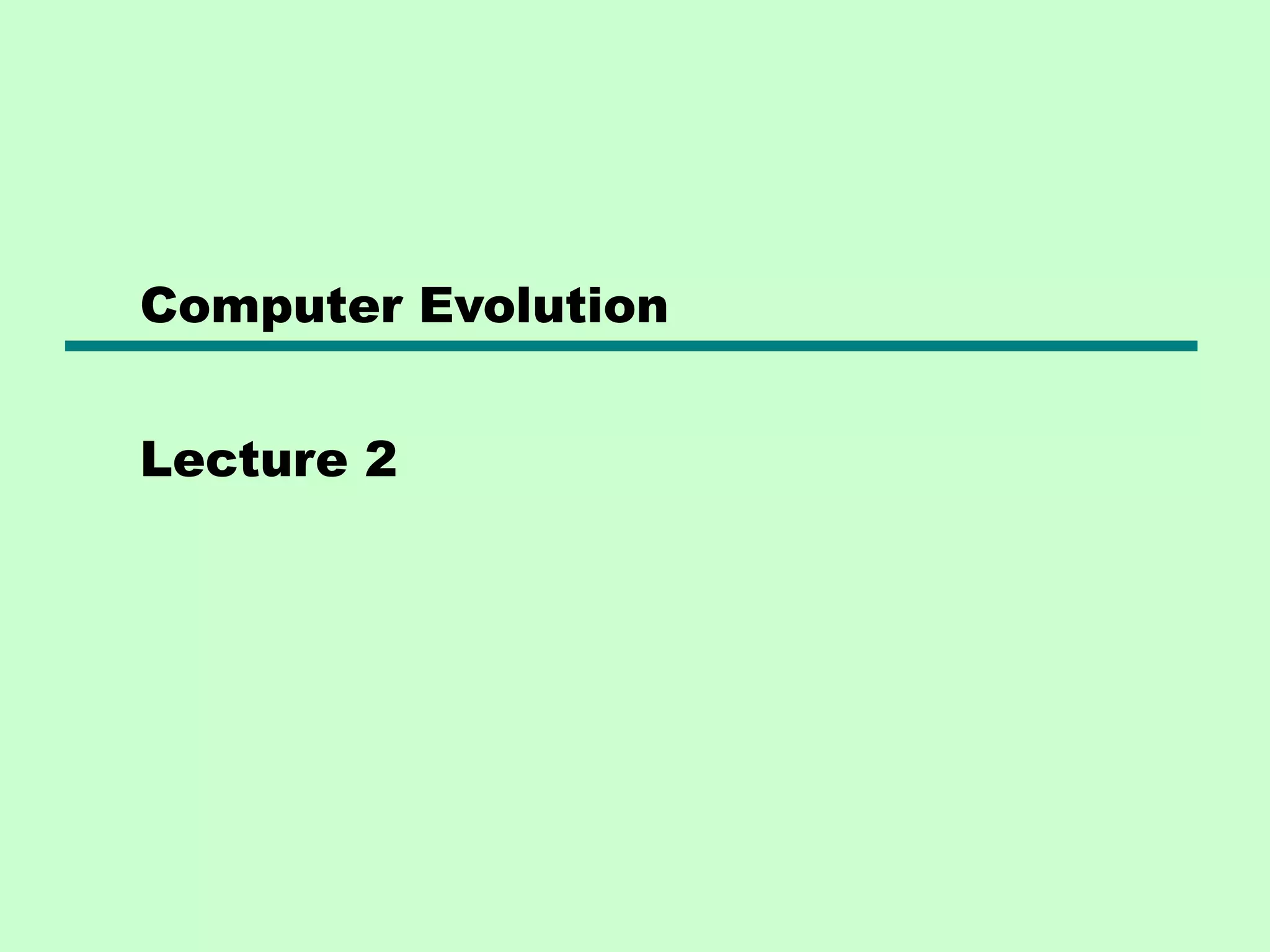 Computer Evolution | PPT