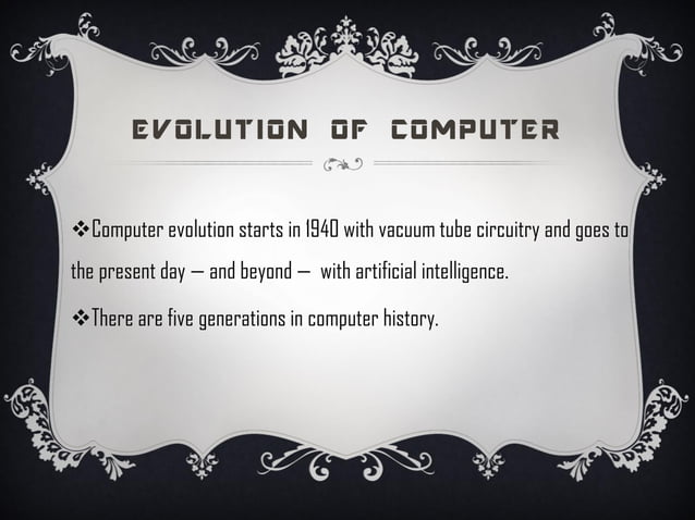 Evolution of Computer | PDF | Computing | Technology & Computing